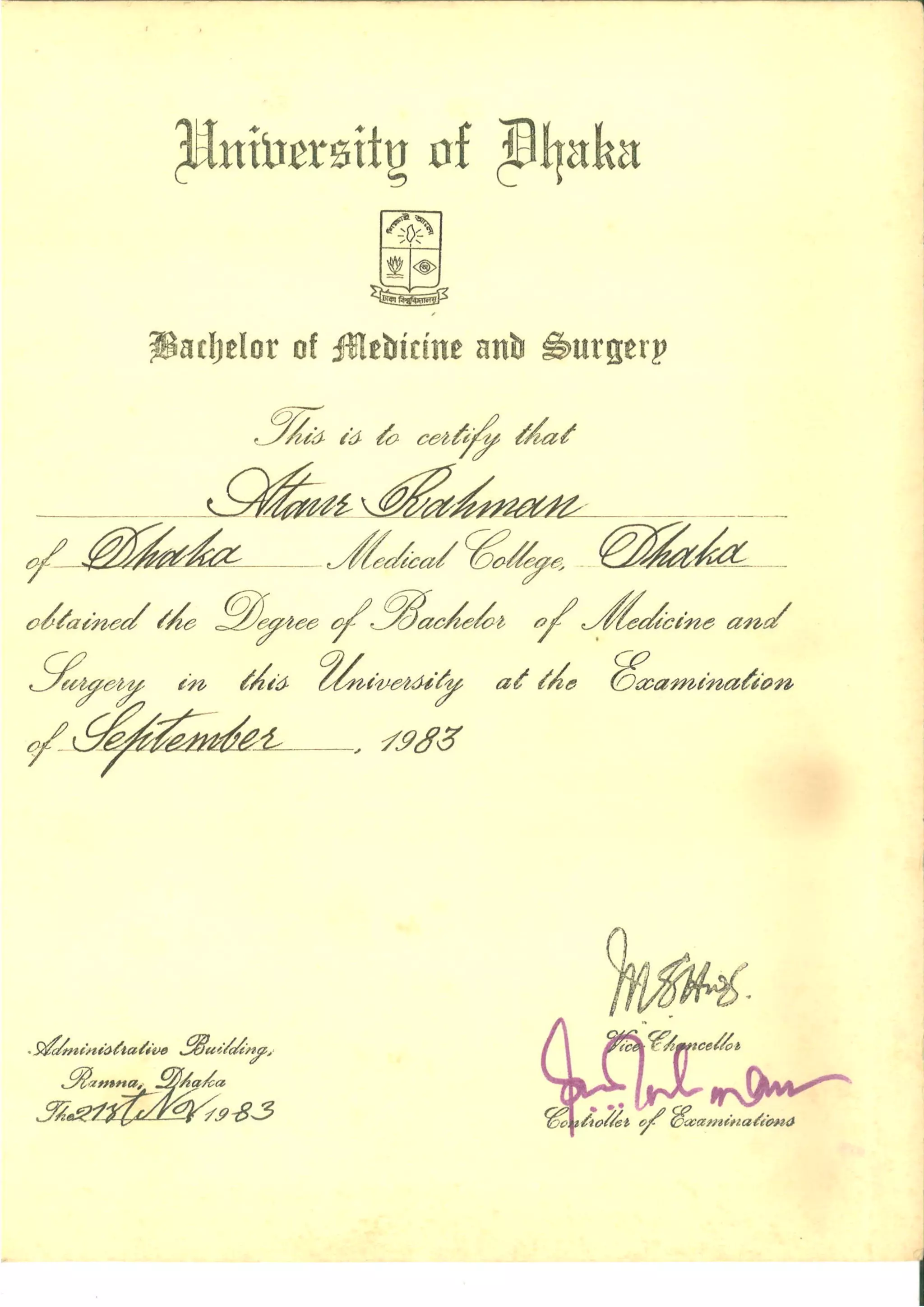 MBBS certificate | PDF