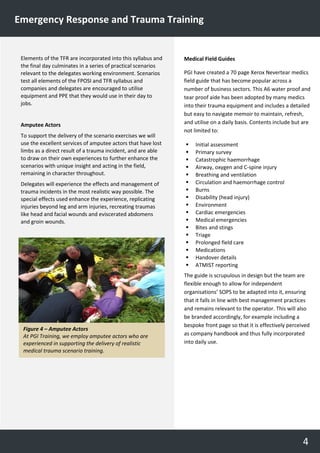 Emergency Response and trauma training | PDF
