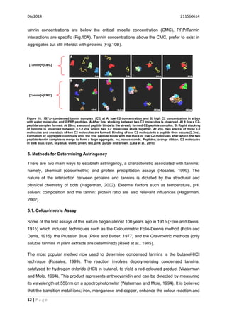 Tannin-Binding Protein Review A.Fish neat | PDF