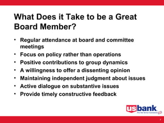 Board_Member_Training | PPT | Non-Profit Organizations | Industries