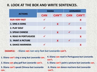 6 can can't | PPTX | Participant Sports | Fitness and Exercise