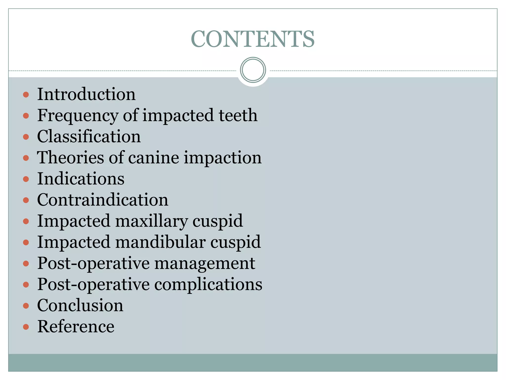 6 canine impaction .pptx