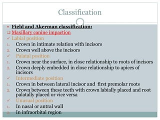 6 canine impaction .pptx