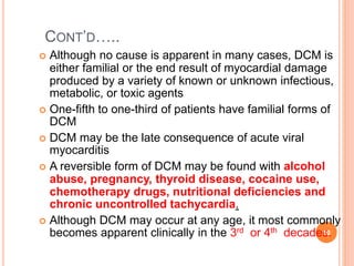 6 cardiomyopathies | PPT