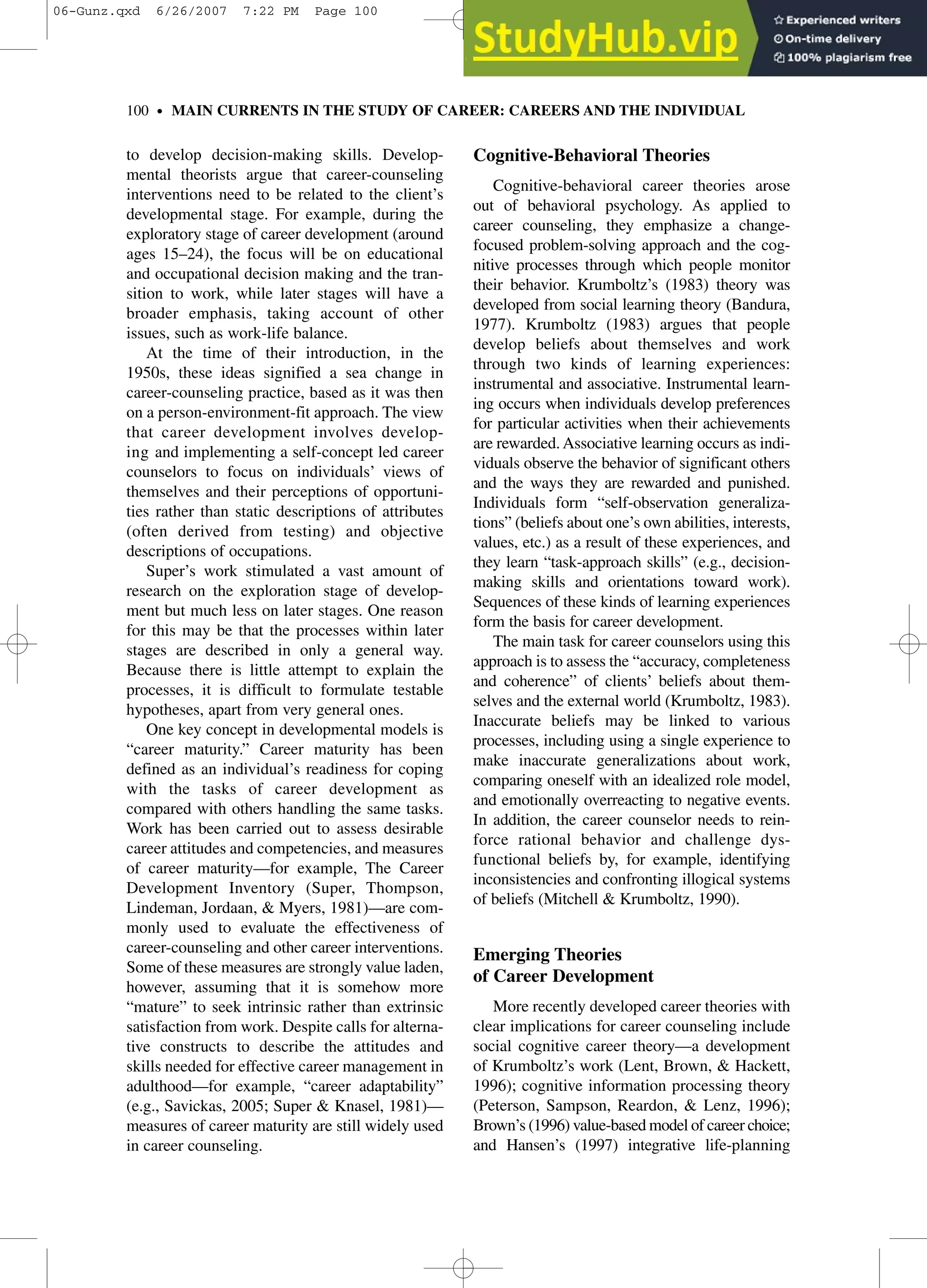6 CAREER COUNSELING | PDF