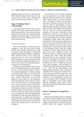 6 CAREER COUNSELING | PDF