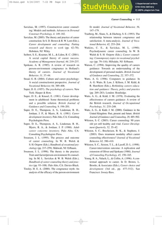 6 CAREER COUNSELING | PDF | Career Advice | Careers