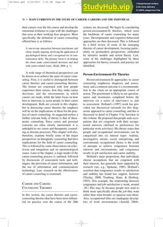 6 CAREER COUNSELING | PDF | Career Advice | Careers