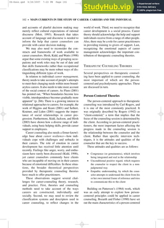 6 CAREER COUNSELING | PDF