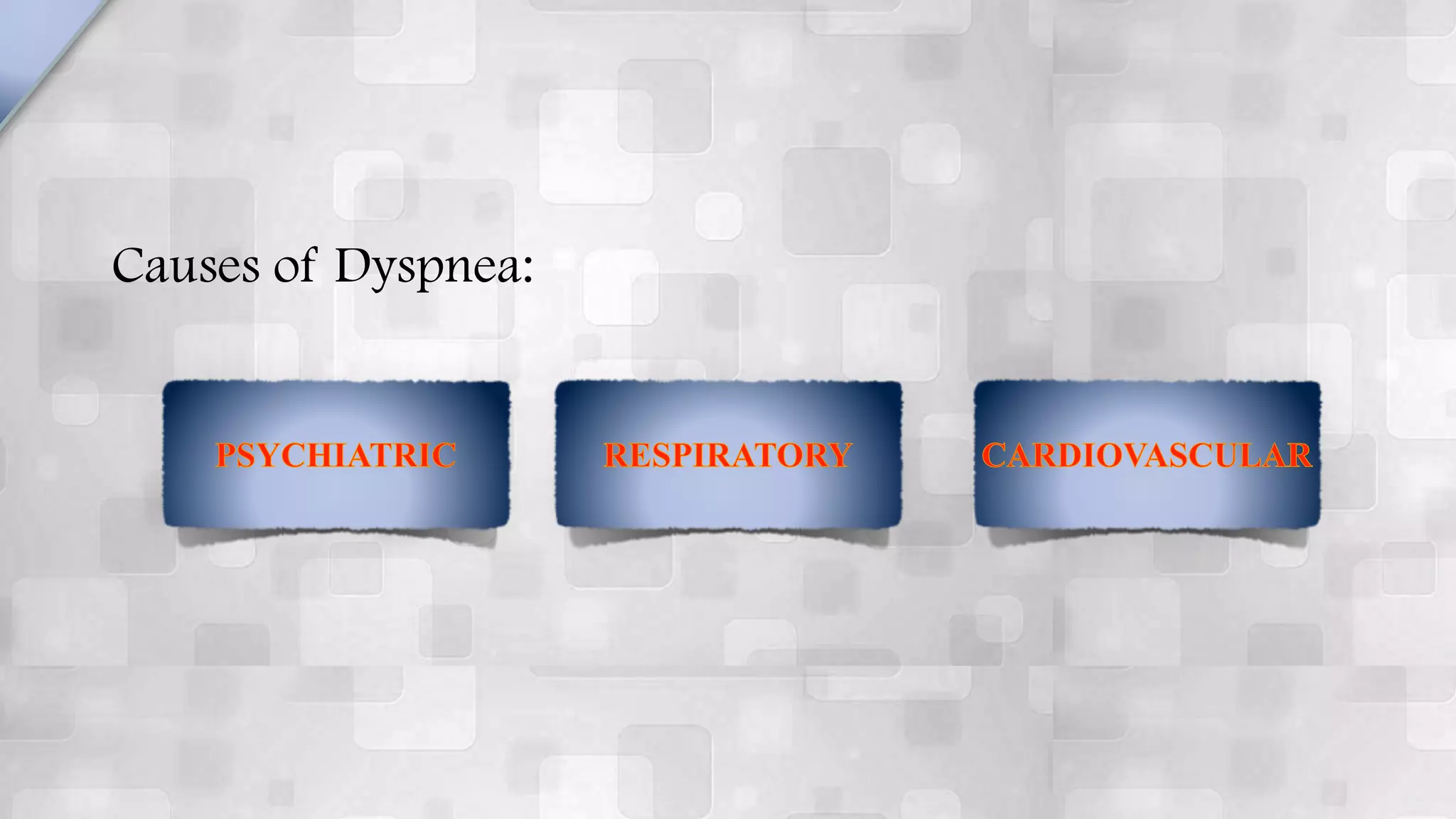 Diagnosis and Etiology of Dyspnea (Shortness of breath) | PDF