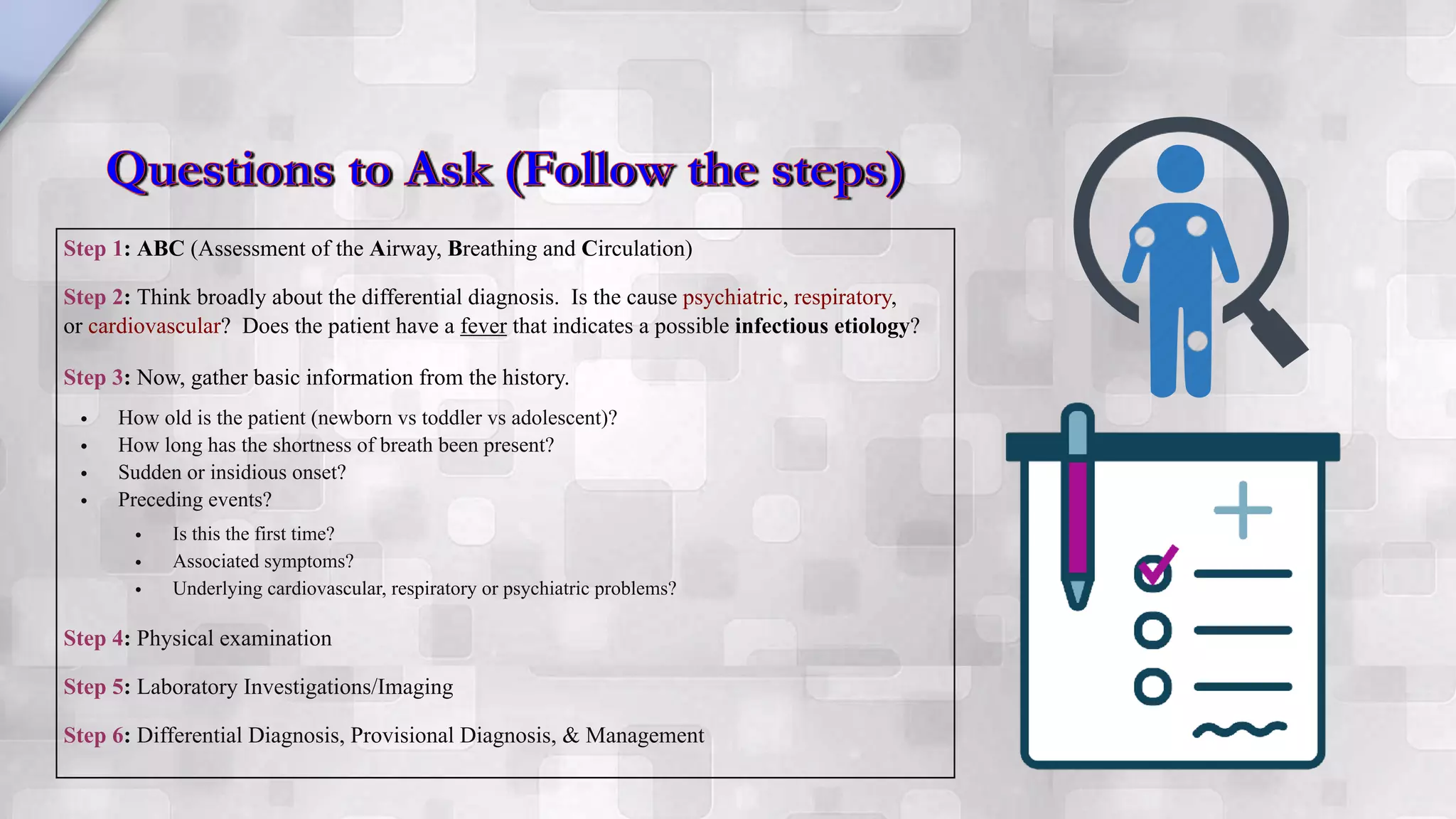 Diagnosis and Etiology of Dyspnea (Shortness of breath) | PDF