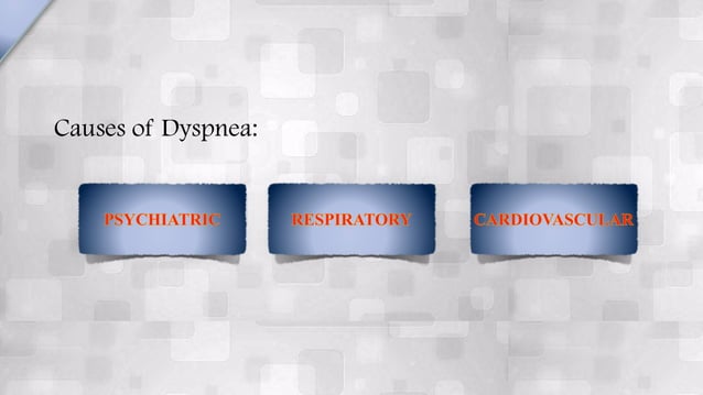 Diagnosis and Etiology of Dyspnea (Shortness of breath) | PDF | Lung ...