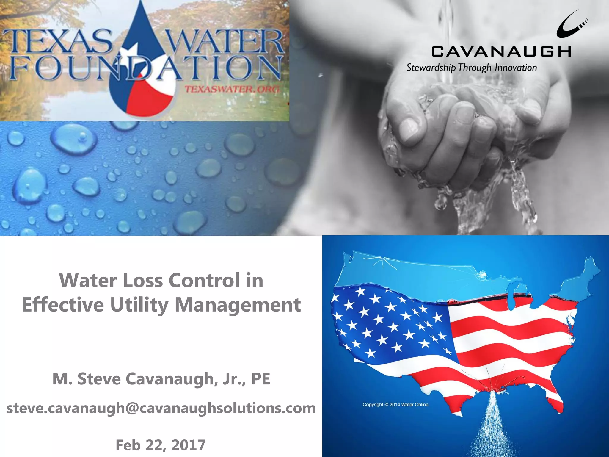 Water Loss Control and Effective Utility Management | PPT