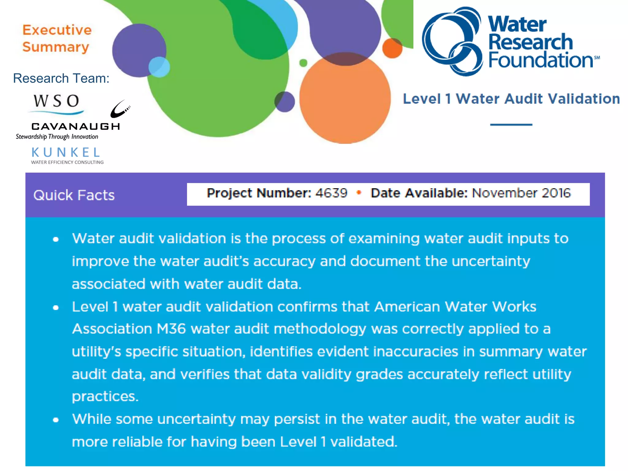 Water Loss Control and Effective Utility Management | PPT