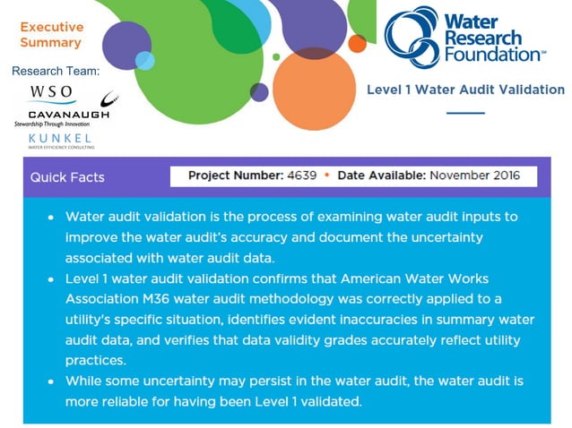 Water Loss Control and Effective Utility Management | PPT