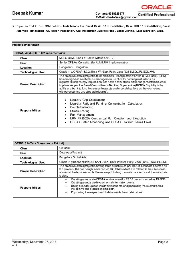 Deepak_OFSAA_6_Years_Exp_Resume