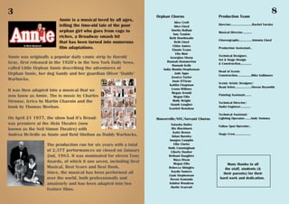 Annie Programme low res version | PPT