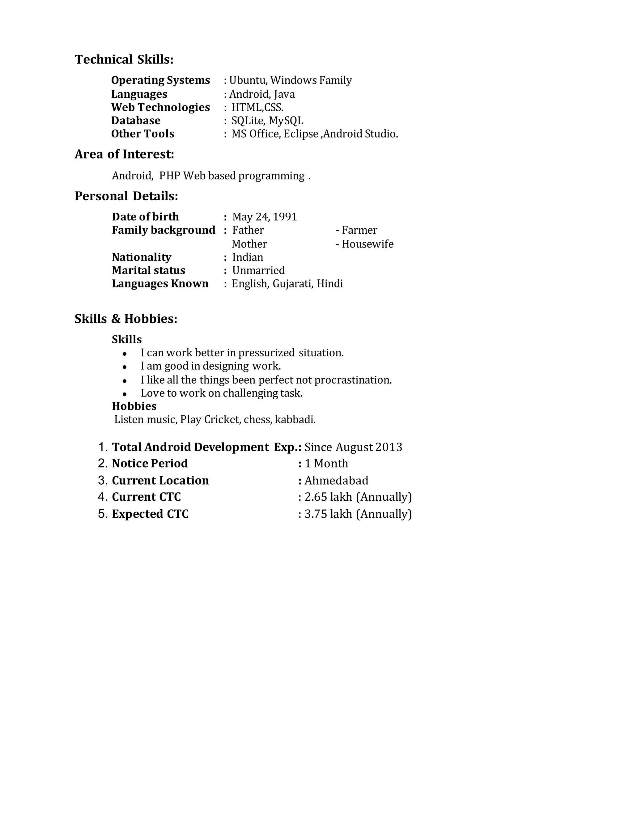 Resume | PDF