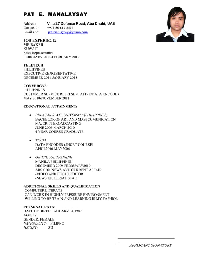 my new resume pat | DOC