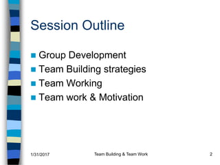 Team building & Team work | PDF