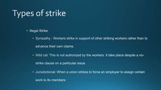 strikes presentaion | PPT