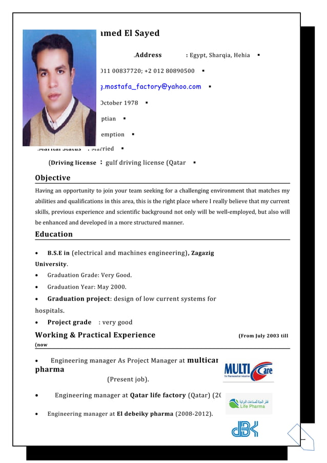 En.Mustafa_New CV (Autosaved) | PDF