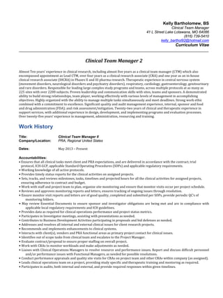 CV_Bartholomew, Kelly | PDF