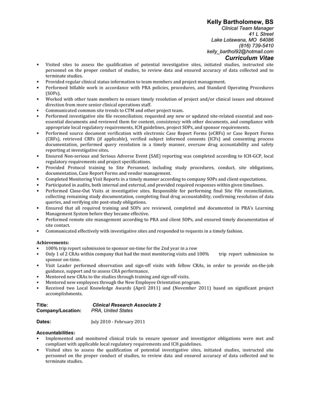 CV_Bartholomew, Kelly | PDF