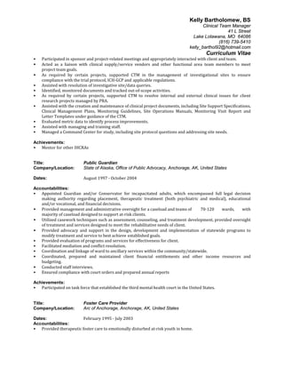 CV_Bartholomew, Kelly | PDF