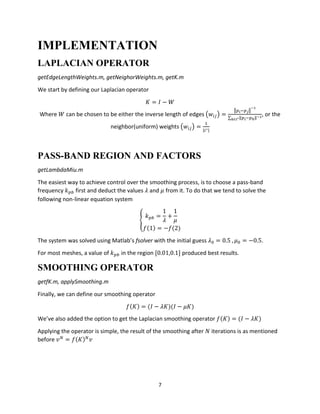 A Signal Processing Approach To Fair Surface Design | PDF