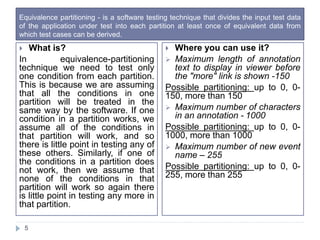 Test design techniques | PPT