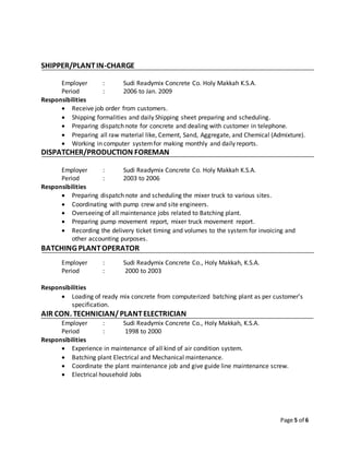 Mr.Shamim CV | DOCX