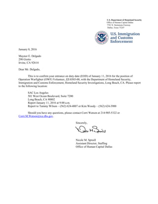 EOD Letter - Delgado Maynor | PDF