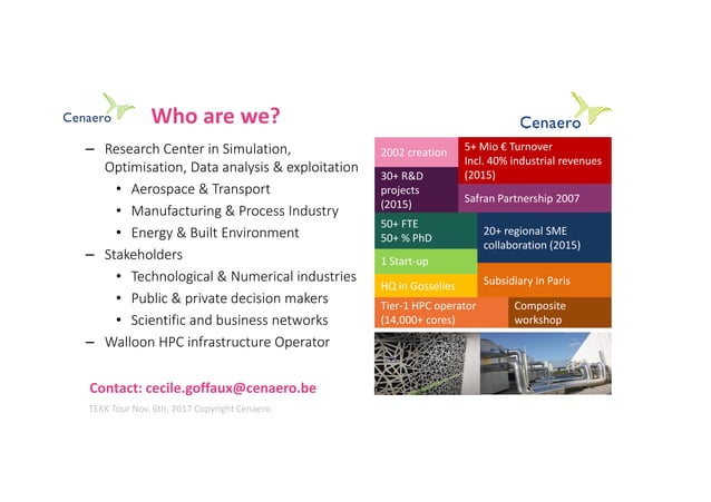 Cenaero presentation | PPT