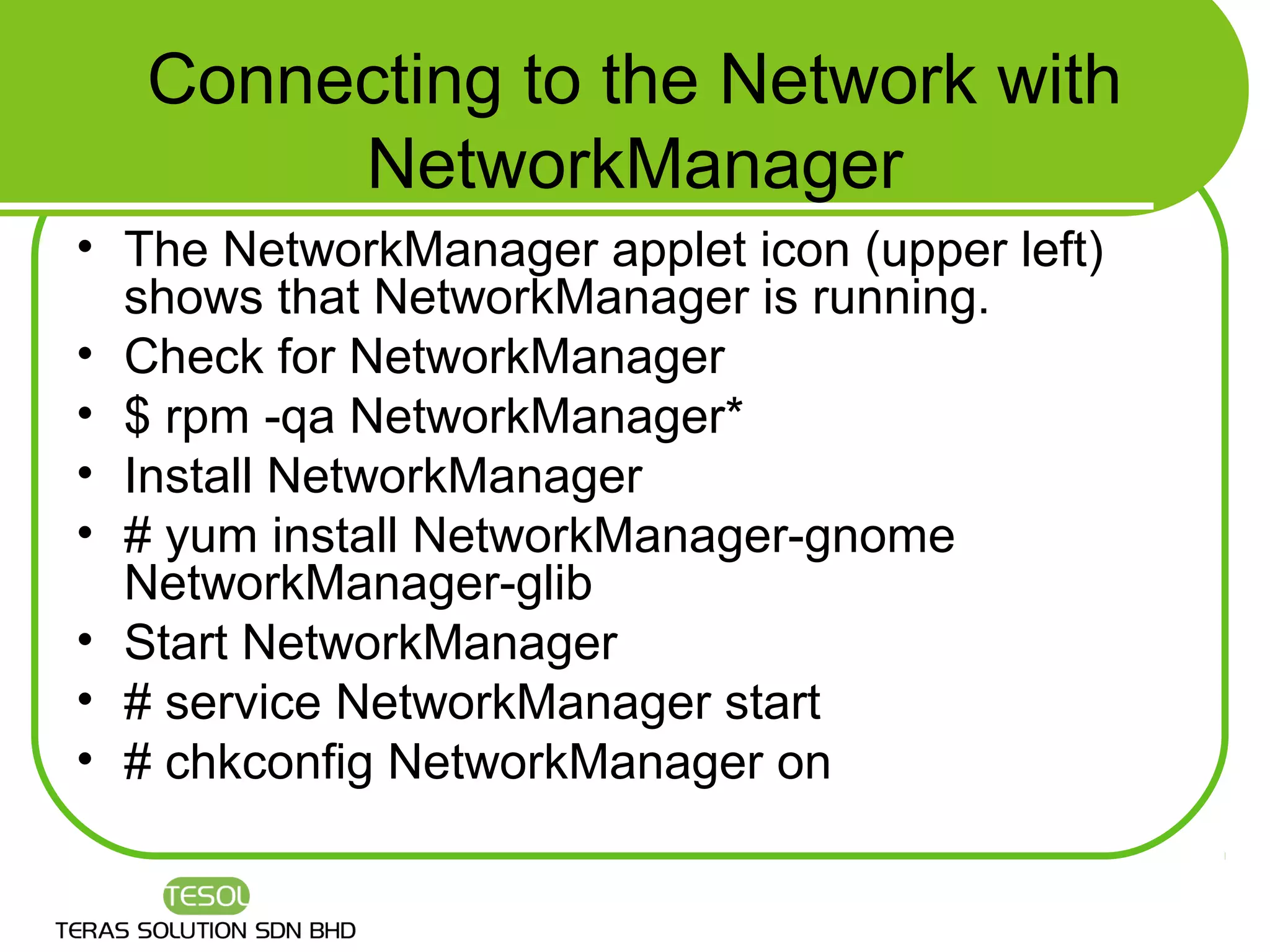 6. centos networking | PPT