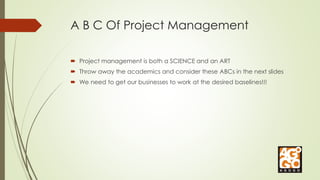 ABC Of Project Management | PPT