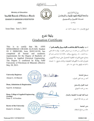 Graduation Certificate | PDF