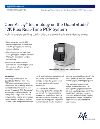 openarray_product Bulletin | PDF