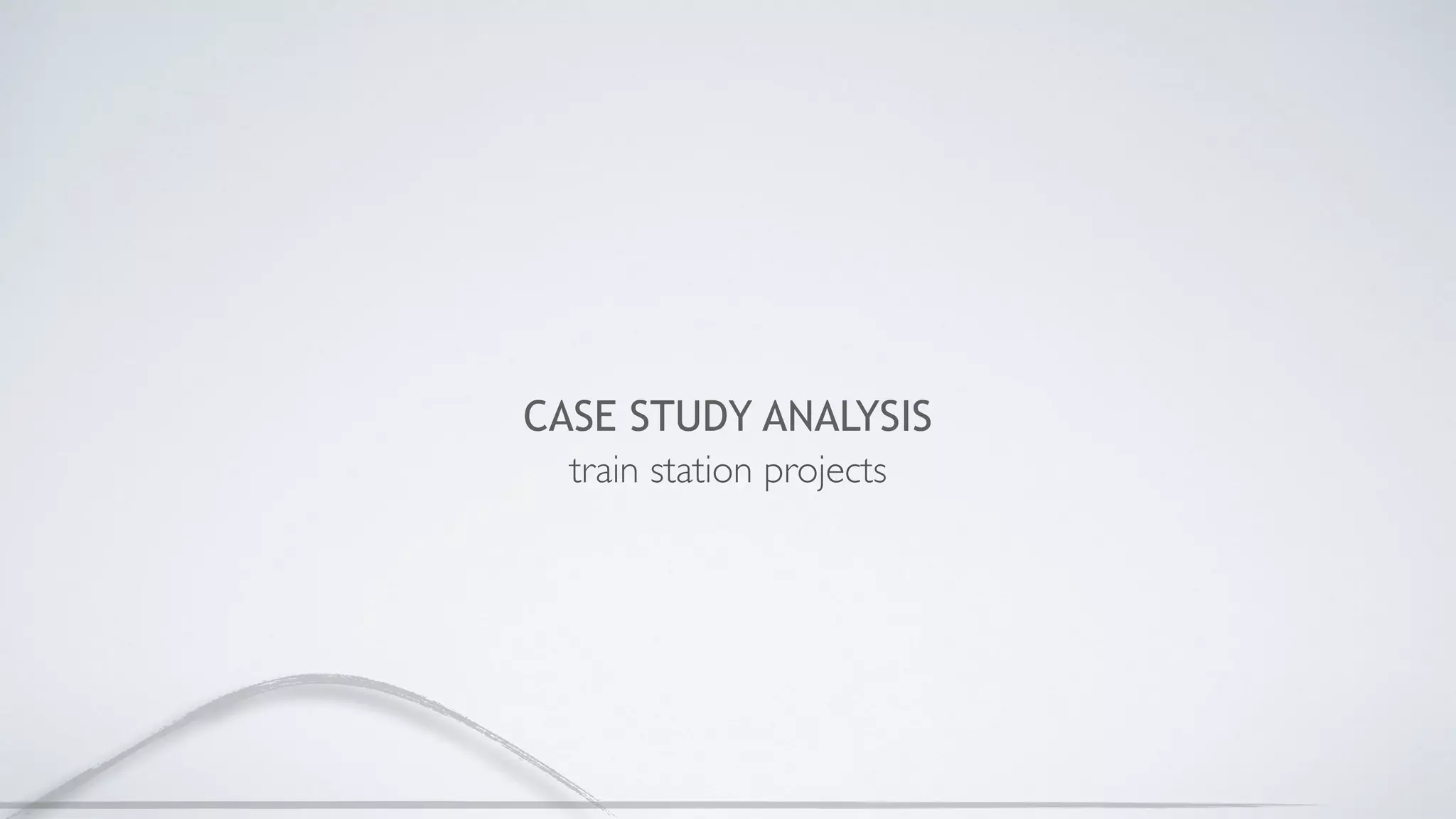 FINAL PROJECT TRAIN STATION | PDF