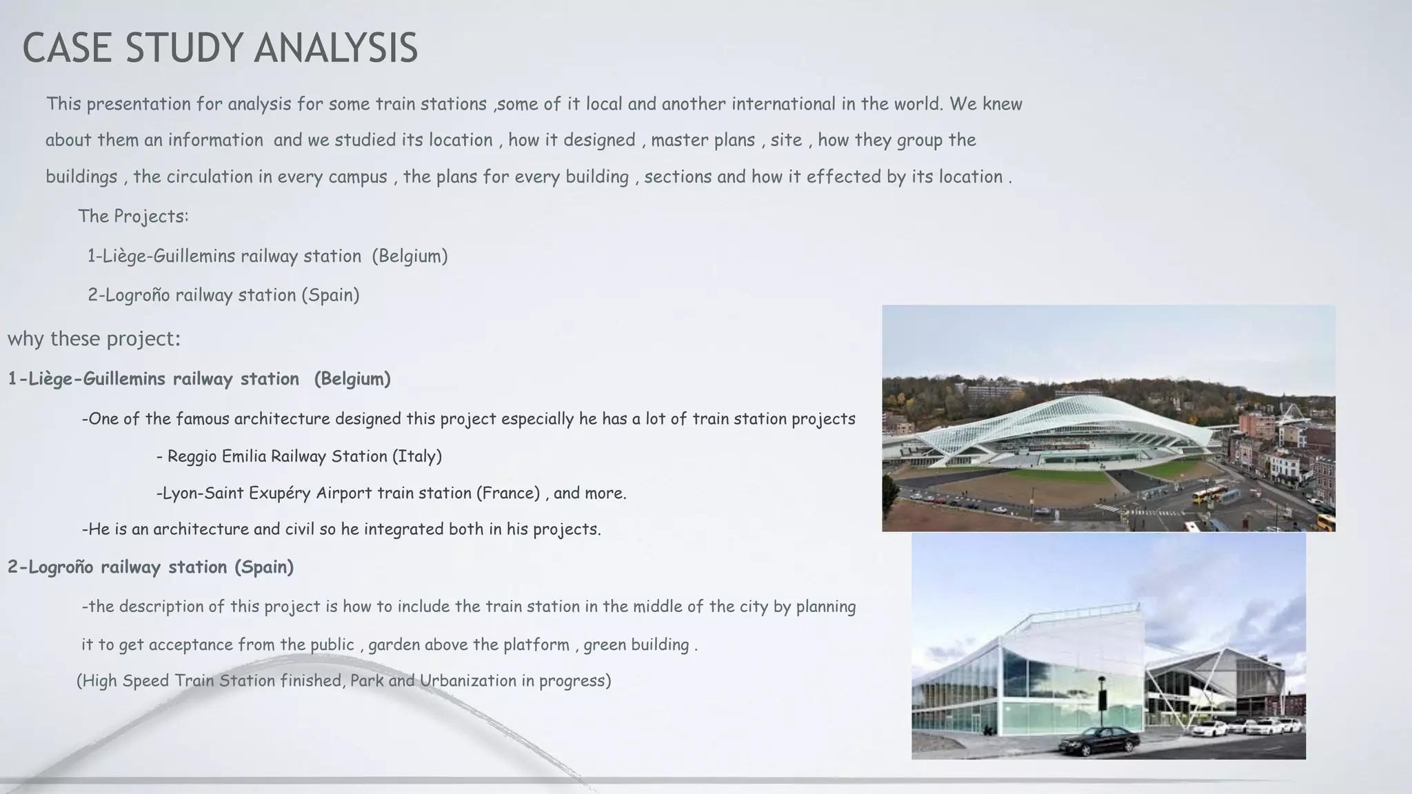 FINAL PROJECT TRAIN STATION | PDF