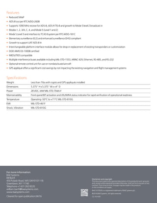 2016 AN_DPX7 RST w_GPS_data sheet_web | PDF
