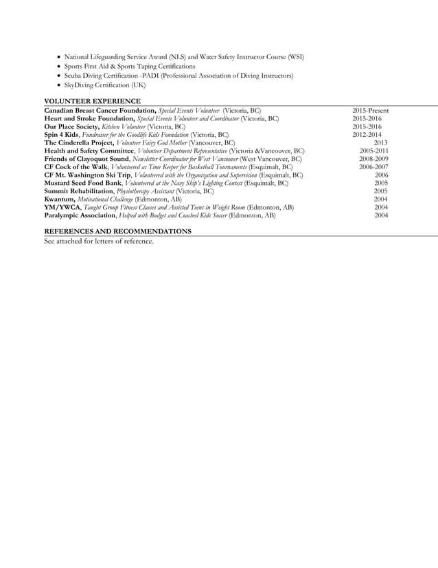 Resume Tim Hortons | DOC | Business Administration | Business