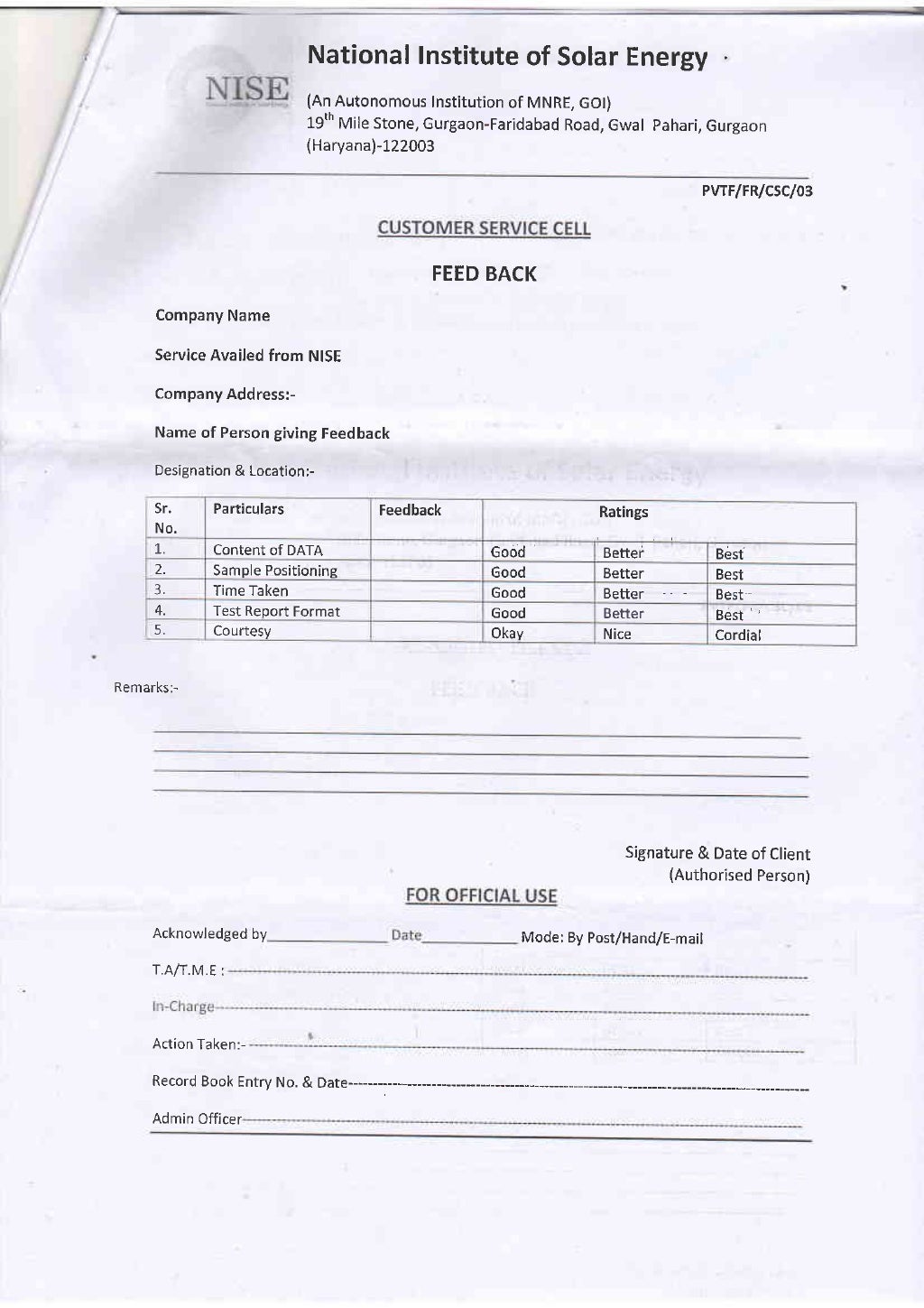 MNRE Certificate Of Solar Batteries.PDF