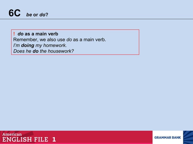 6C - Be or do? | PPT