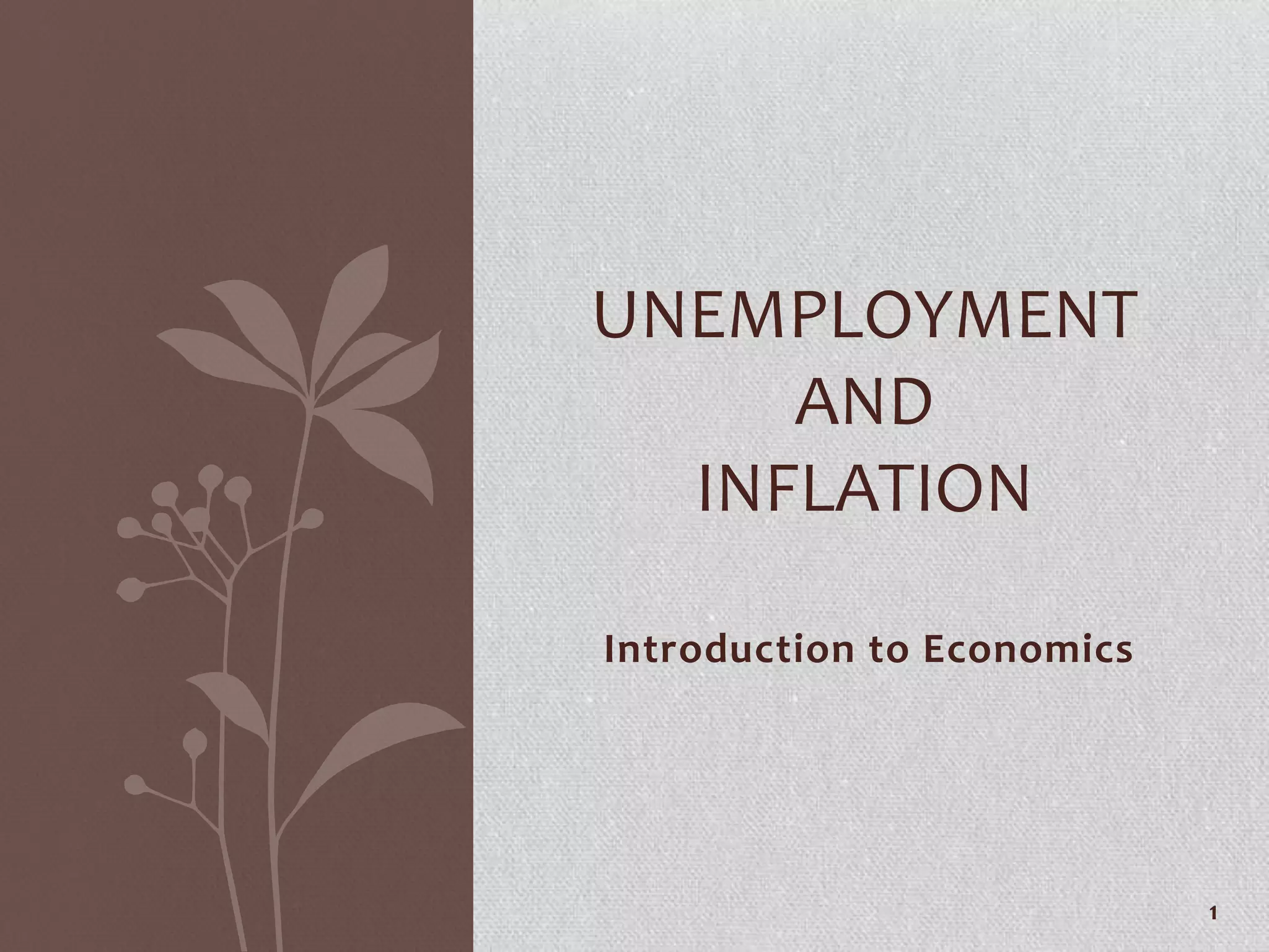 Ch 6: Unemployment and Inflation | PPSX
