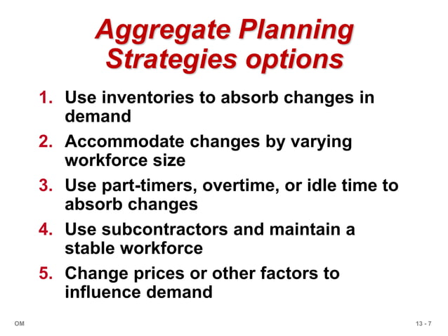 6 ch 8 Aggregate Planning.ppt