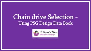 Chain Drives Selection - Procedure | PDF