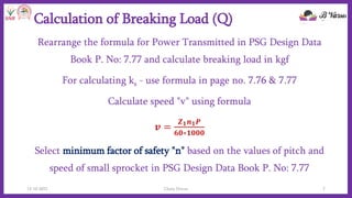 Chain Drives Selection - Procedure | PDF