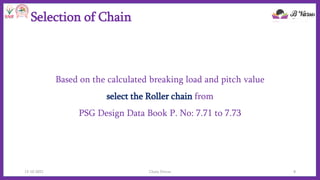 Chain Drives Selection - Procedure | PDF