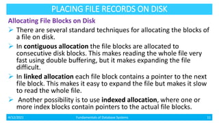 6 chapter 6 record storage and primary file organization | PPTX